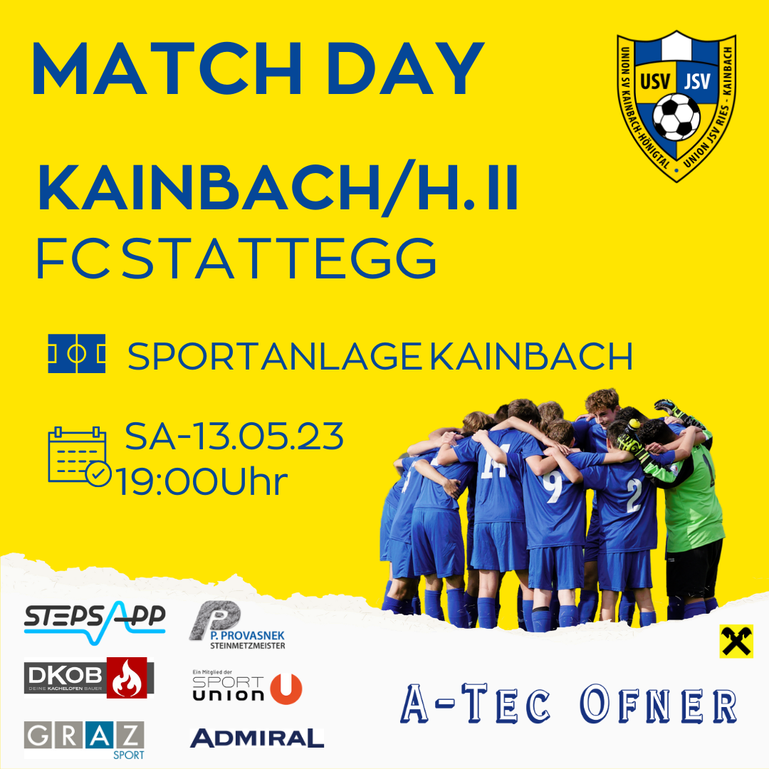 Derbytime am Freitag - USV Kainbach/H. & JSV Ries-Kainbach